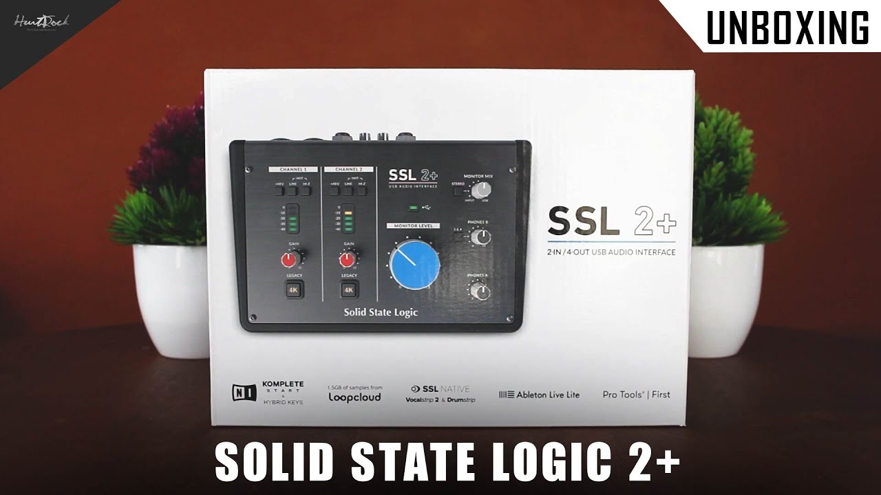 Solid State Logic SSL 2+ Soundcard [] UNBOXING - INDONESIA - YouTube