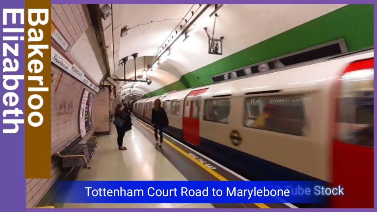 Elizabeth Line & Bakerloo Line Journey - Tottenham Court Road to ...