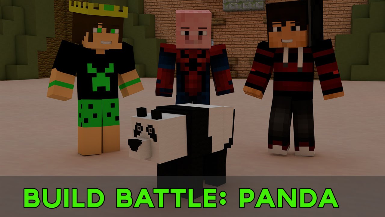 Minecraft: BUILD BATTLE- PANDA!!-ft.TOTAL,SRPOORCO «LUC4S» - YouTube