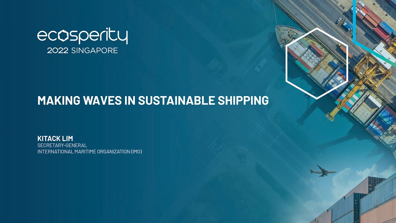 Making Waves in Sustainable Shipping | Ecosperity Week 2022 - YouTube
