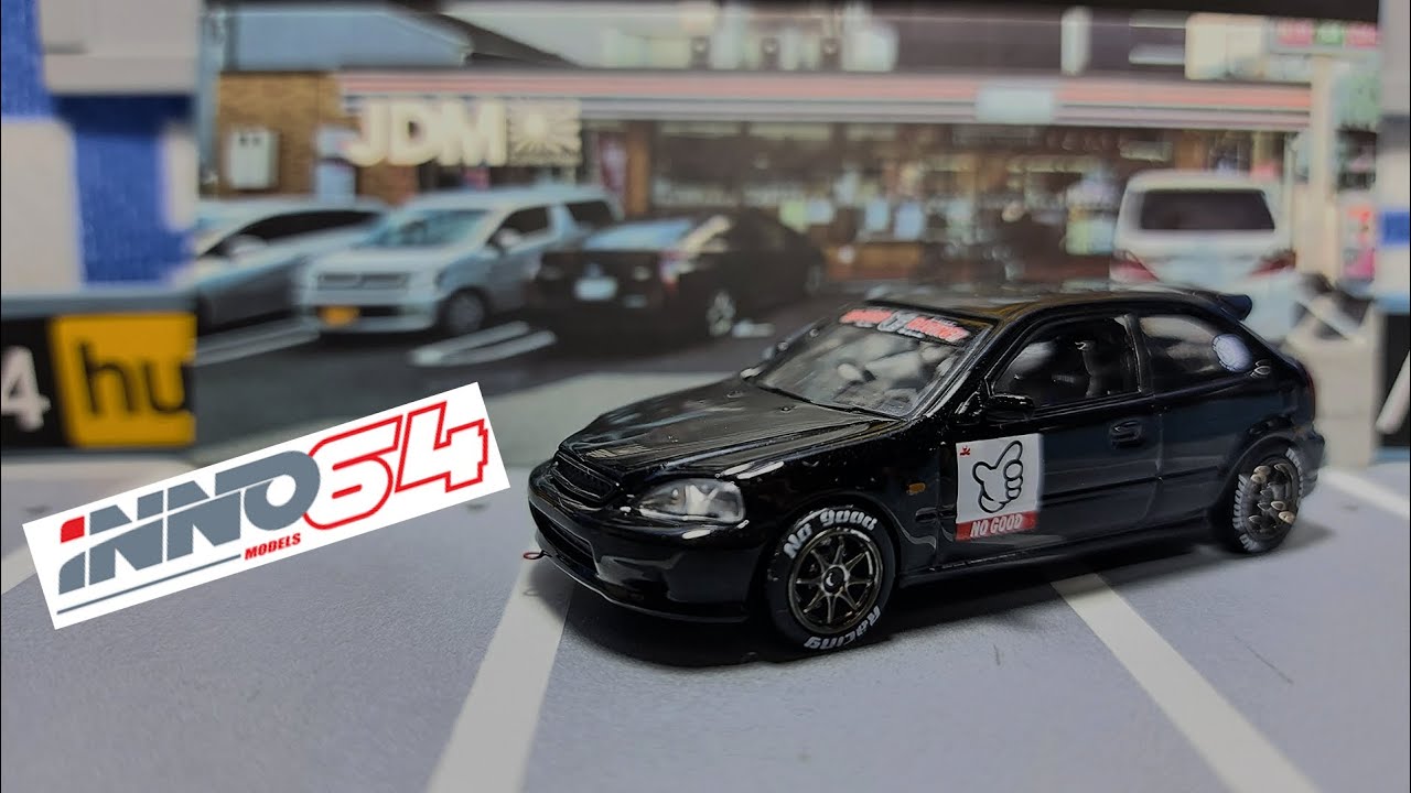INNO64 1/64 HONDA CIVIC Type-R EK9 NO GOOD RACING - YouTube