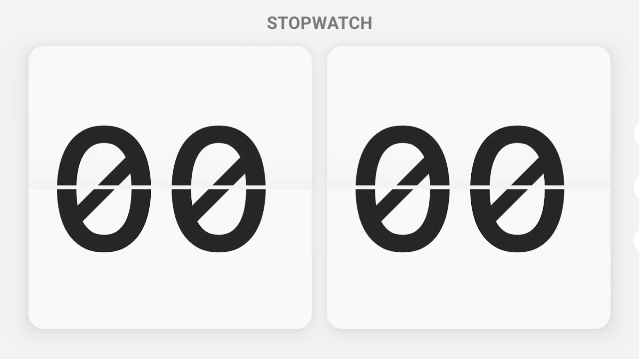 30 Minutes Bright Flip Stopwatch Timer with Ticking Sound ⏱️ #stopwatch ...