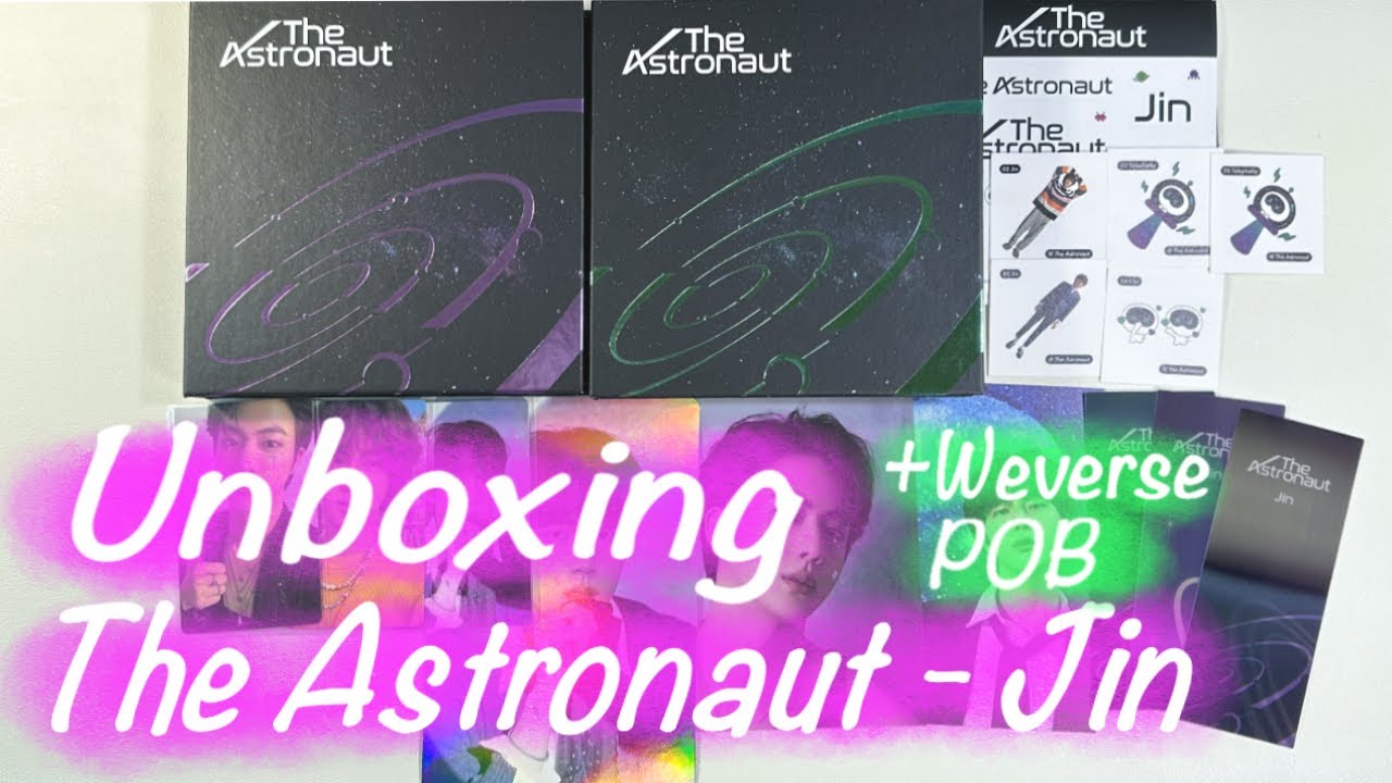 [Unboxing] BTS Jin Album 방탄소년단 진 - The Astronaut - YouTube
