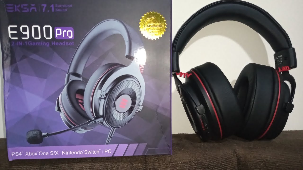 Headset custo beneficio Eksa E900 pro - unboxing - YouTube