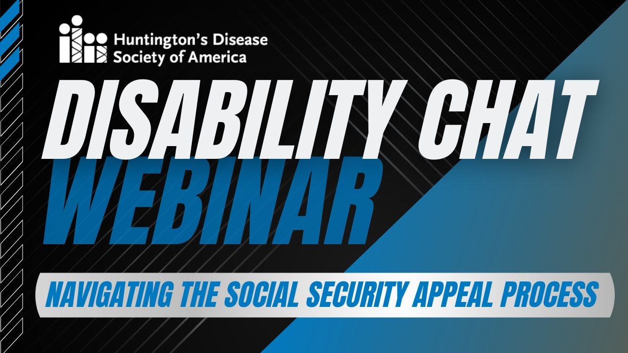 HDSA DISABILITY CHAT | Navigating the Social Security Appeal Process ...