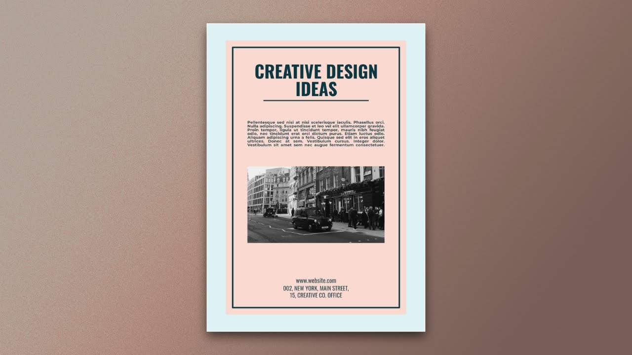 Simple Poster Banner Design in Affinity Designer V2 - YouTube