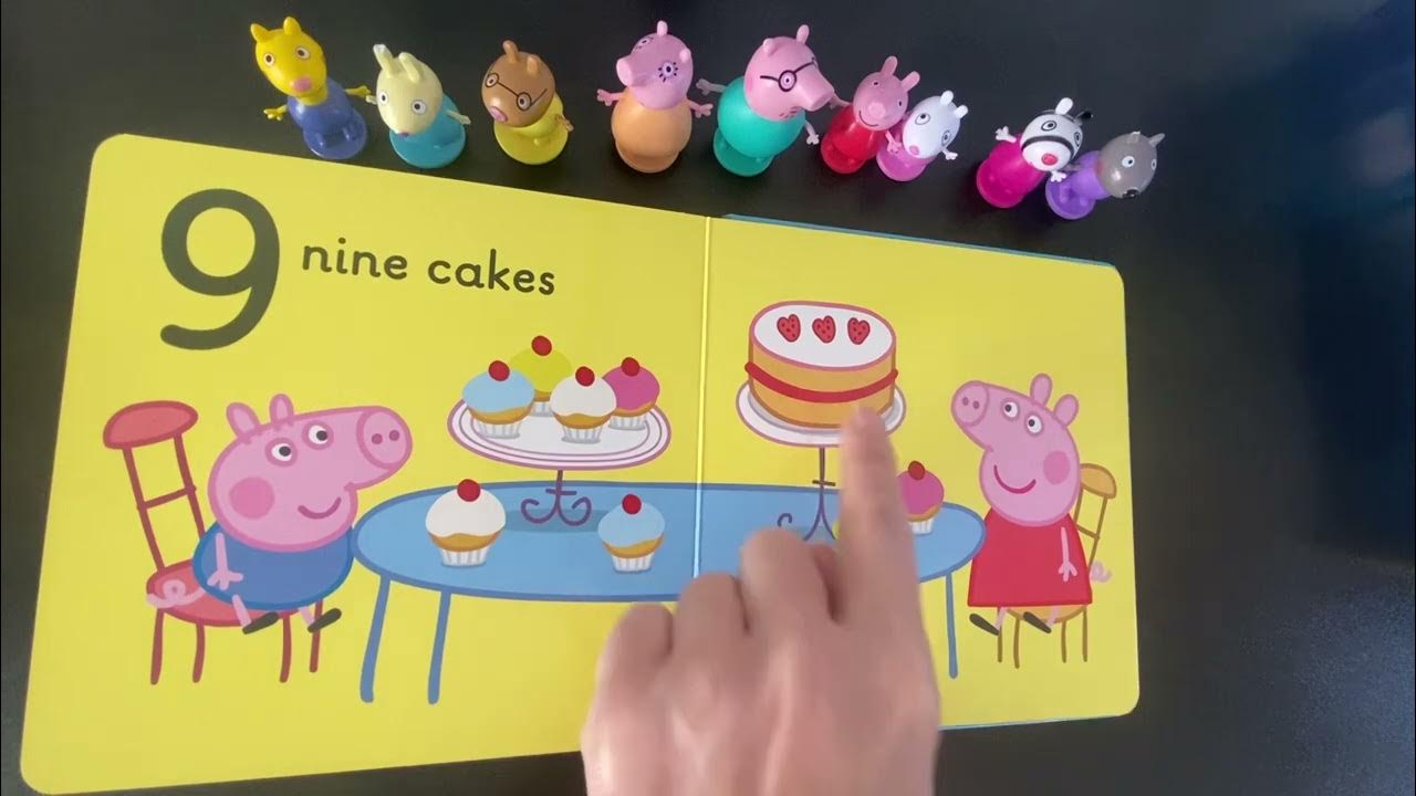 Counting numbers from 1 to 10 with Peppa #From Peppa Pig book.📖 - YouTube