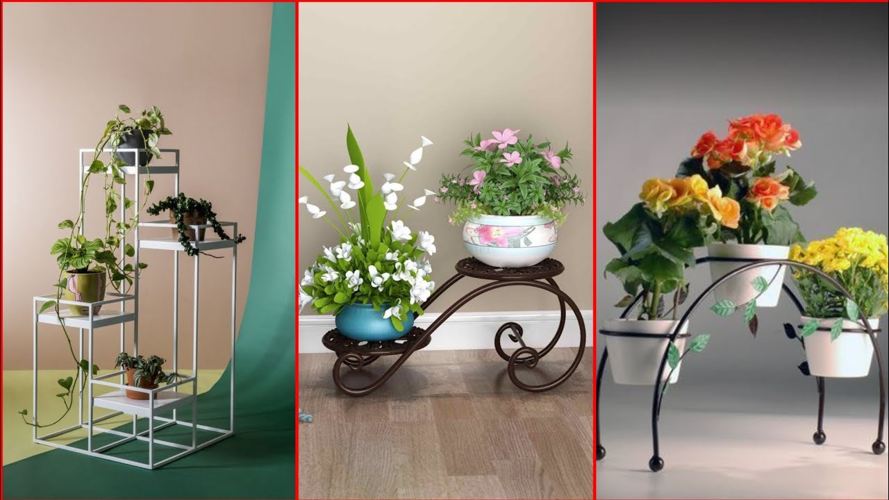 Top 30 Indoor Dly plants Stand Design// pot Stand Design - YouTube
