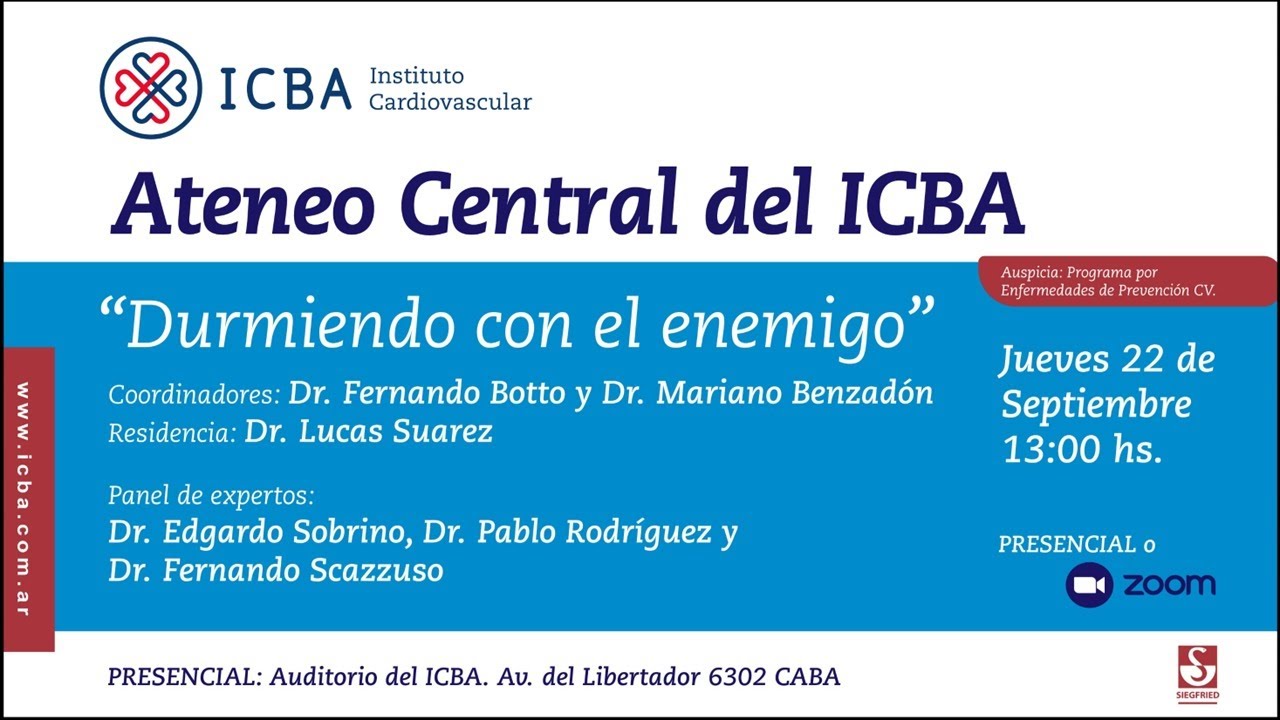 Ateneo ICBA "Durmiendo con el enemigo" 22 de septiembre 2022 - YouTube