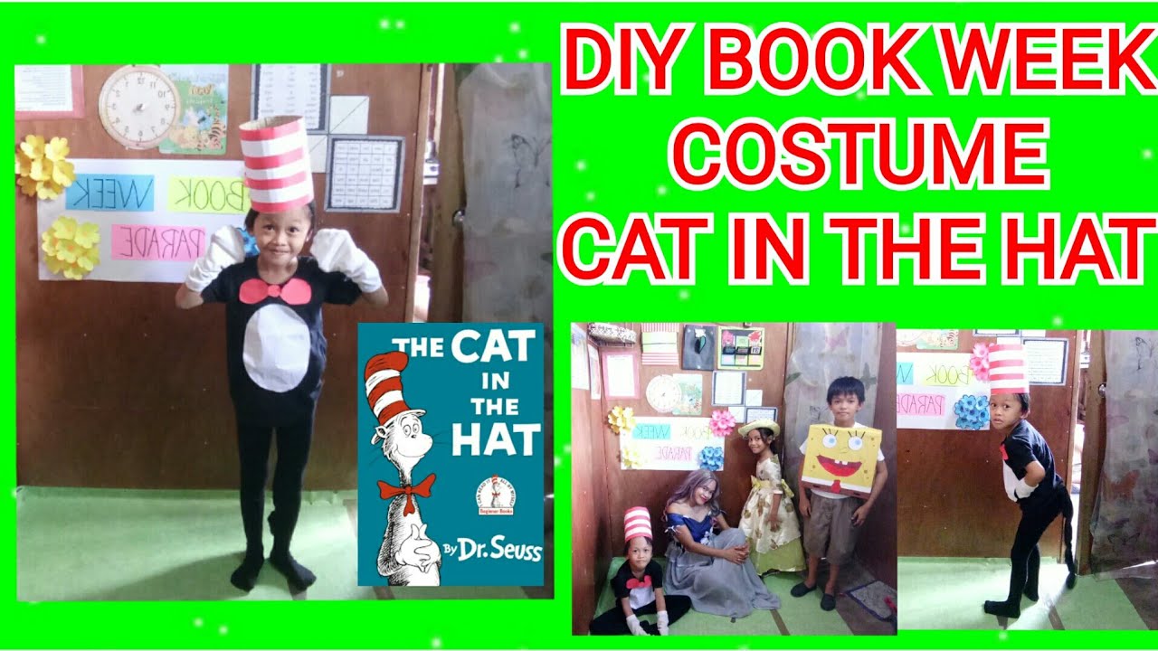 DIY Book Week Costume-Cat In The Hat - YouTube