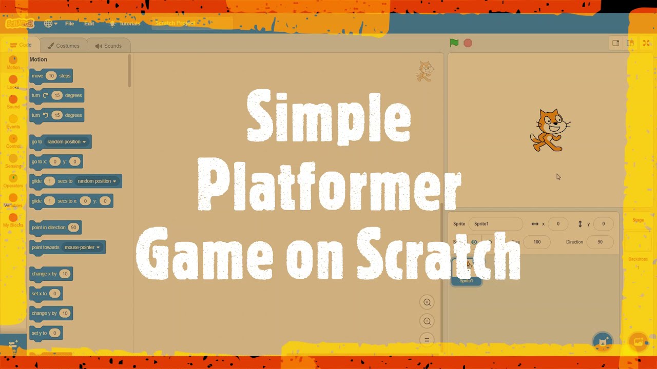 Simple Platformer Game In Scratch YouTube Simple Platformer Game In Scratch YouTube