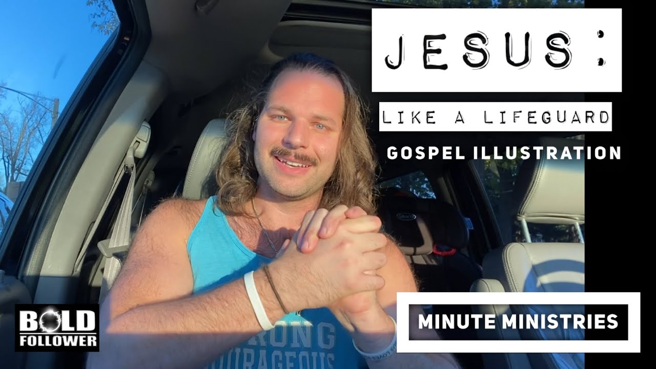 Jesus As A Lifeguard. Sharing The Gospel Illustration - YouTube