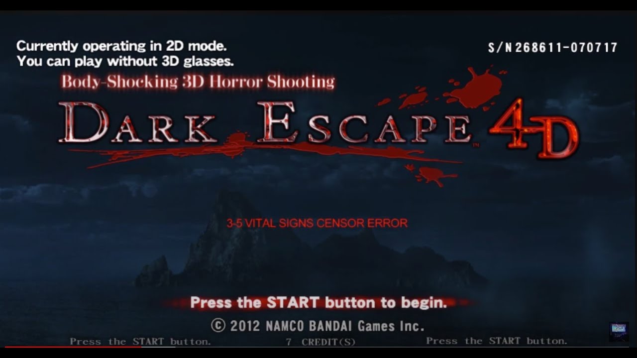 Dark Escape 4D - (1 Player) Gameplay / Test (RPCS3 System 357) - YouTube