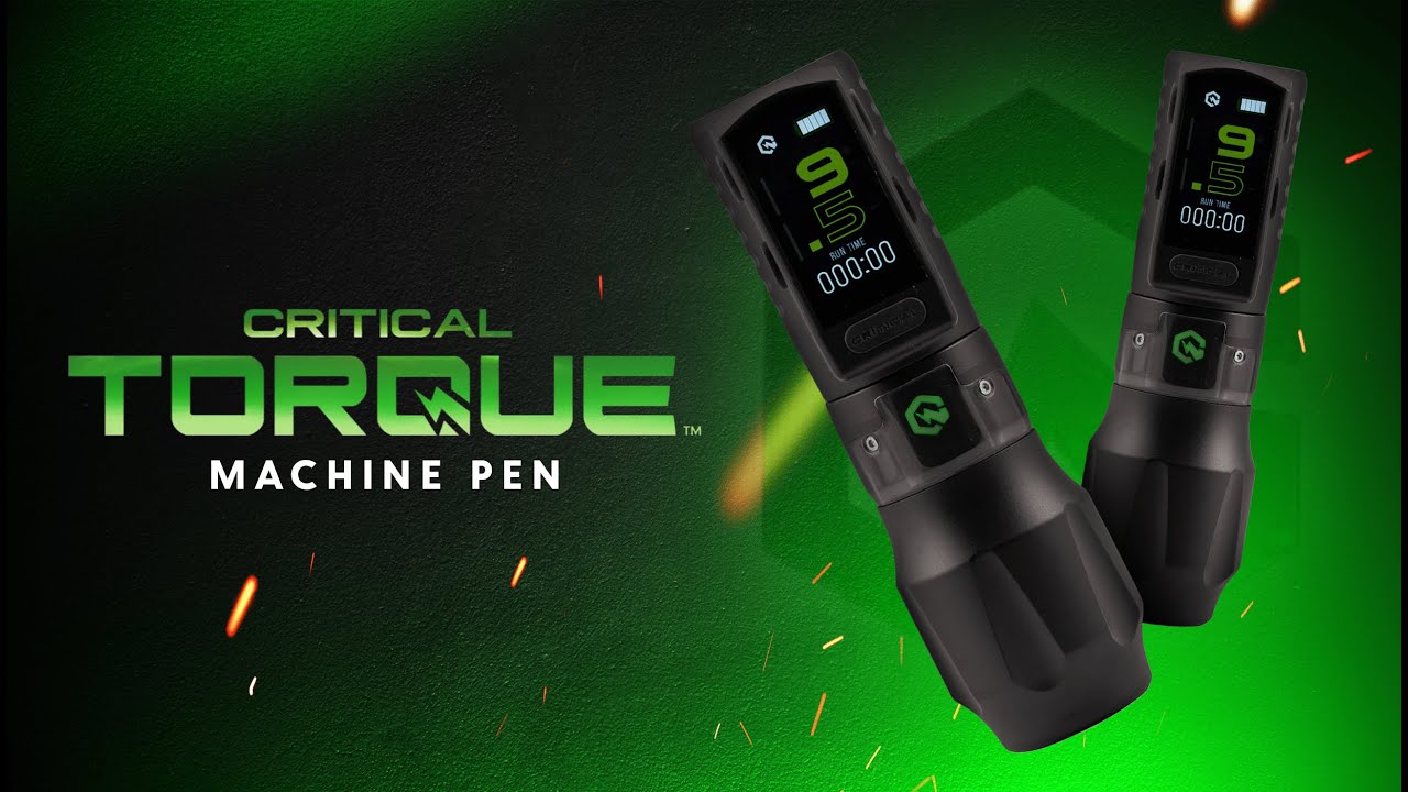Critical Tattoo Torque Machine Pen - YouTube