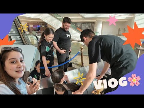 UŞAQLAR DEV KAYDIRAKDAN SÜRÜŞDÜLER😍 | VLOG 🌸