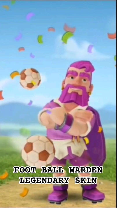 FOOT BALL WARDEN LEGENDARY SKIN #clashwithhaaland @JudoSloth - YouTube