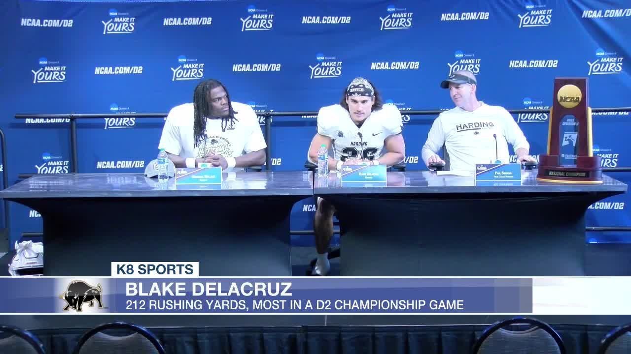 Nathaniel Wallace, Blake Delacruz reflect on Harding's NCAA Division II ...