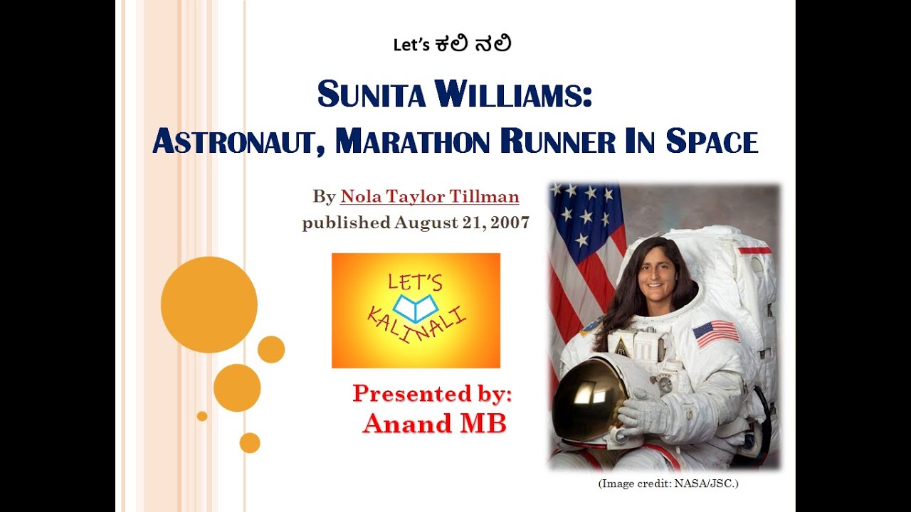 Sunita Williams: Astronaut, Marathon Runner in Space - YouTube