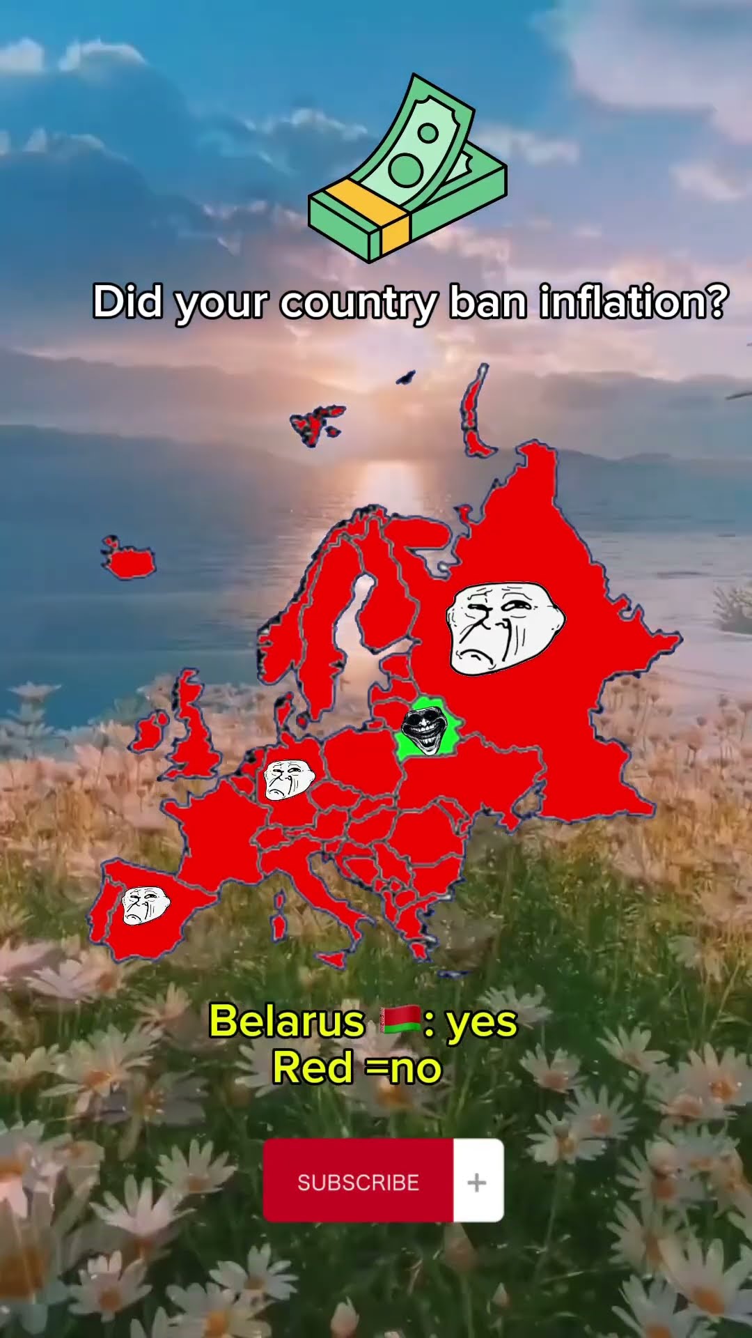 Did ur country ban inflation? #map #geography #europe #history #shorts ...