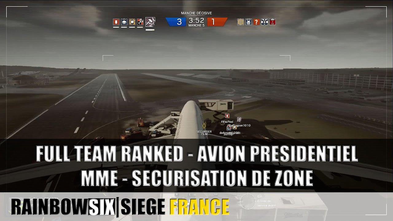 Rainbow Six|Siege - Full Team sur l'avion Présidentiel ! - YouTube