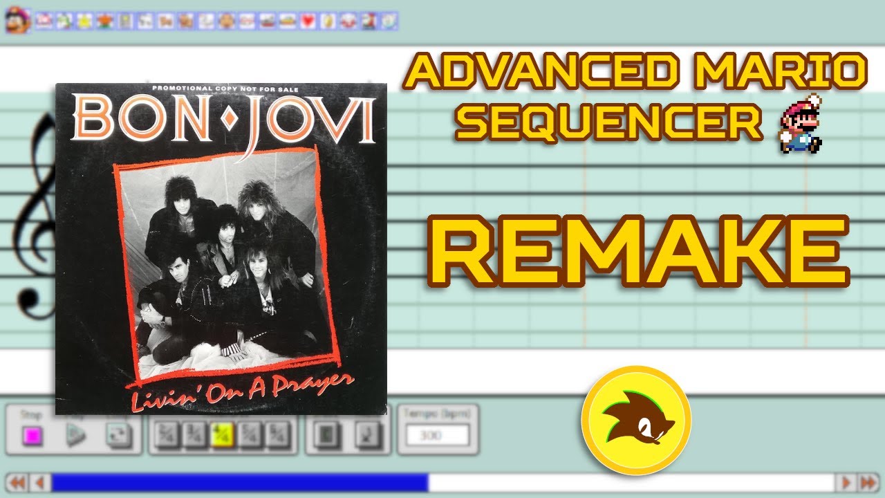 Advanced Mario Sequencer - Bon Jovi - Livin' On A Prayer (Remade) - YouTube