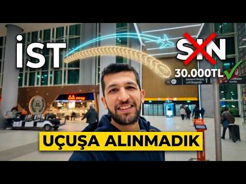 OVERBOOK ŞOKU: Uçağa Alınmadık, 30.000 TL Verip Otele Gönderdiler! | IST-SIN TK54