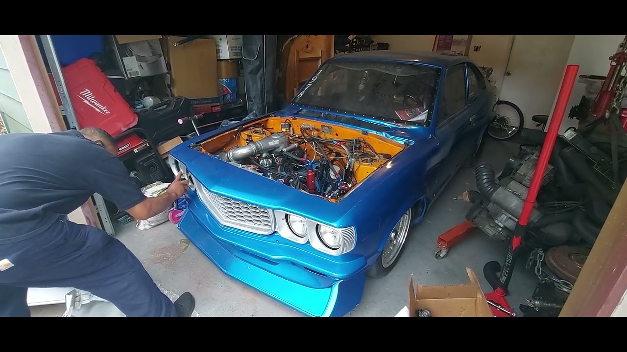 2-Rotor 1000hp V8 Killer 1978 Mazda RX3 13B Bridgeport Big Turbo Full ...