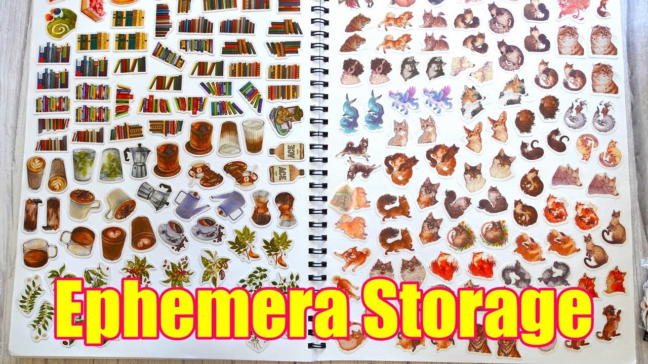 Amazing Idea For Storing Ephemera To Save You Time! - YouTube