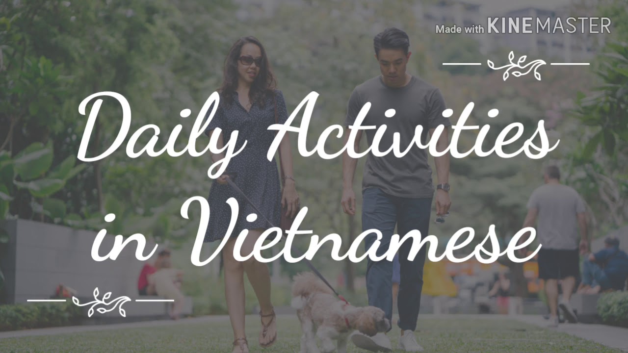 Vietnamese Vocabulary about Daily Activities | #VNVY - YouTube