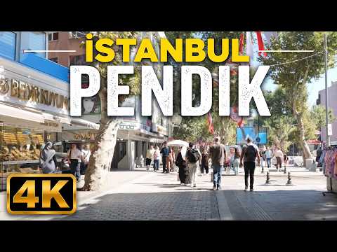 PENDIK, ISTANBUL Walking Tour Through the Streets of Istanbul 4K