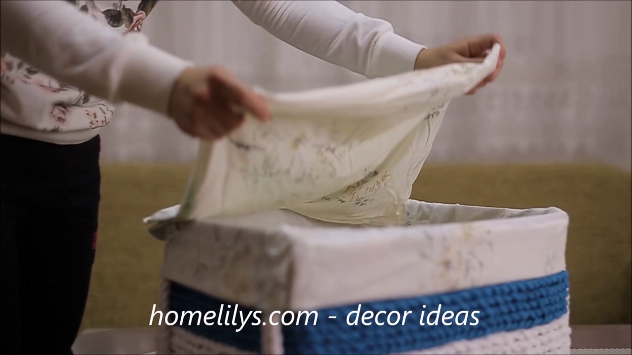 Fun DIY decorative box for hand towel - YouTube