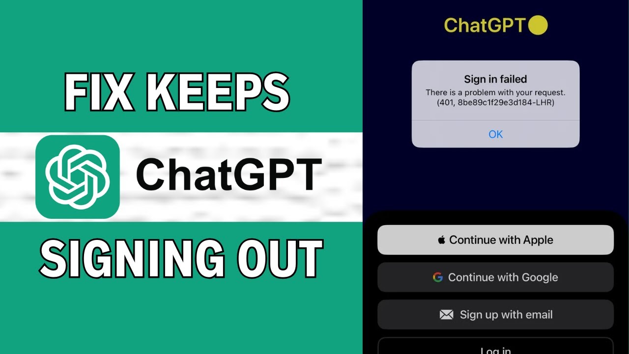 How To Fix ChatGPT Keeps Signing Out | ChatGPT App Not Logging In ...