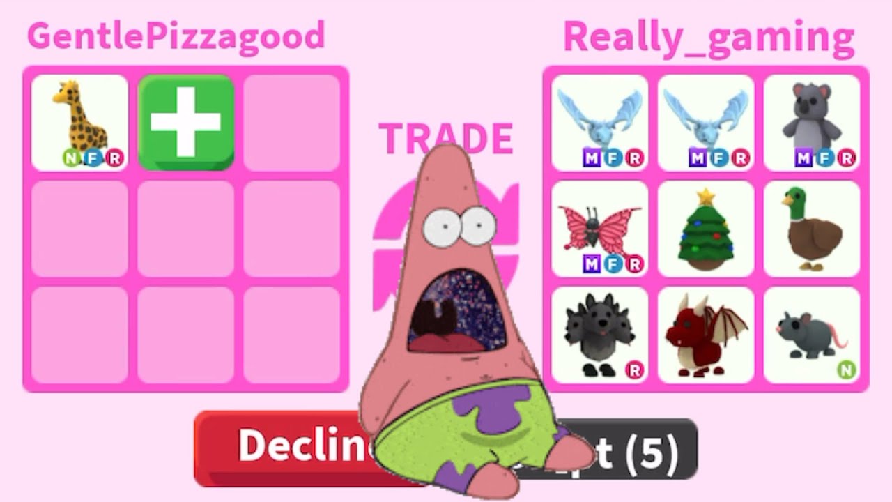 Getting outstanding offers in Roblox adopt me! - YouTube