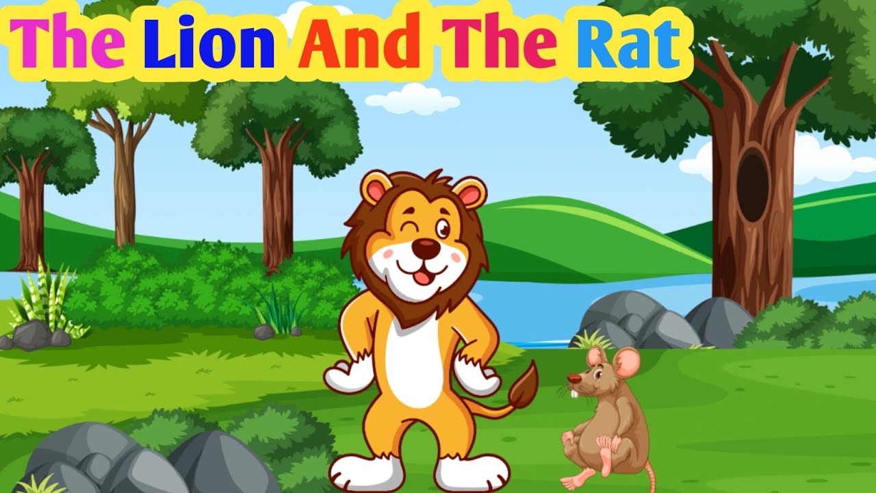 The Lion And The Rat//Bedtime stories for kids in English//storytime ...
