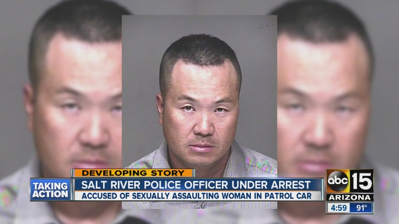 Salt River police officer under arrest - YouTube