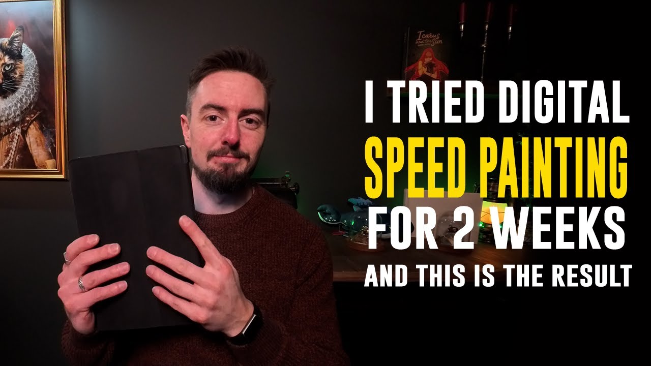 I tried digital speed painting for 2 weeks and this is the result - YouTube