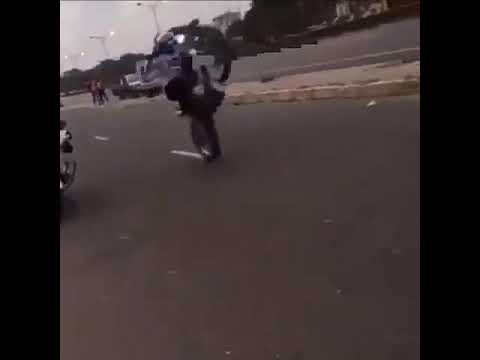 police fall - YouTube