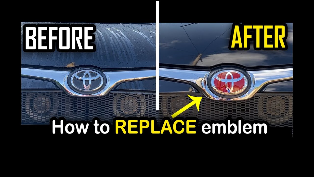 How to Remove or Replace Front Emblems (Philippines) - YouTube