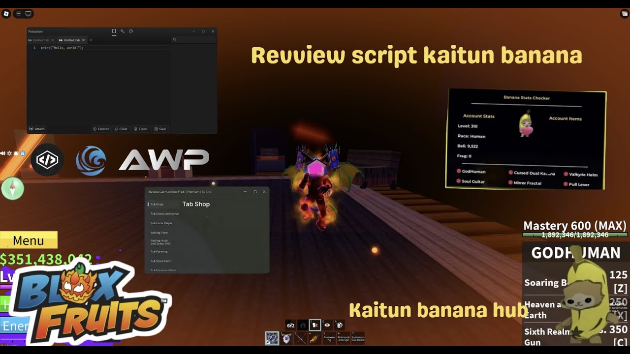 Review script kaitun banana hub - YouTube
