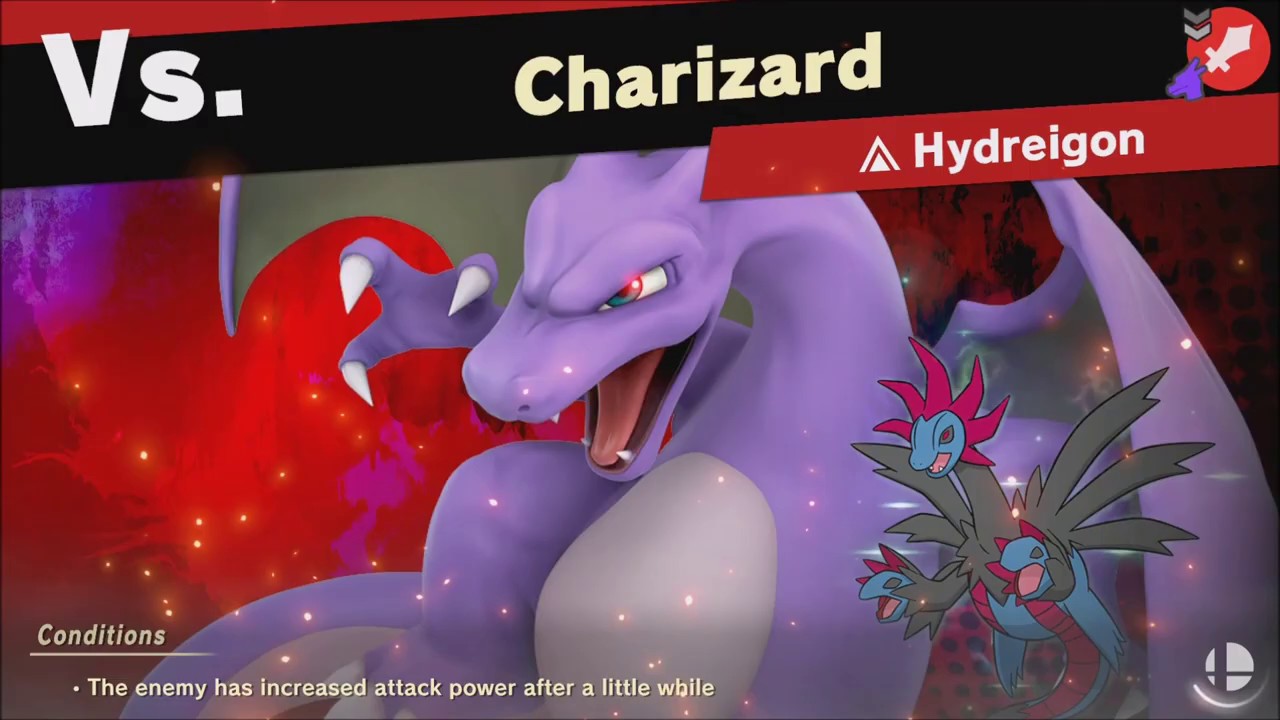 Super Smash Bros Ultimate vs Charizard (Unlocks: Hydreigon) World of ...