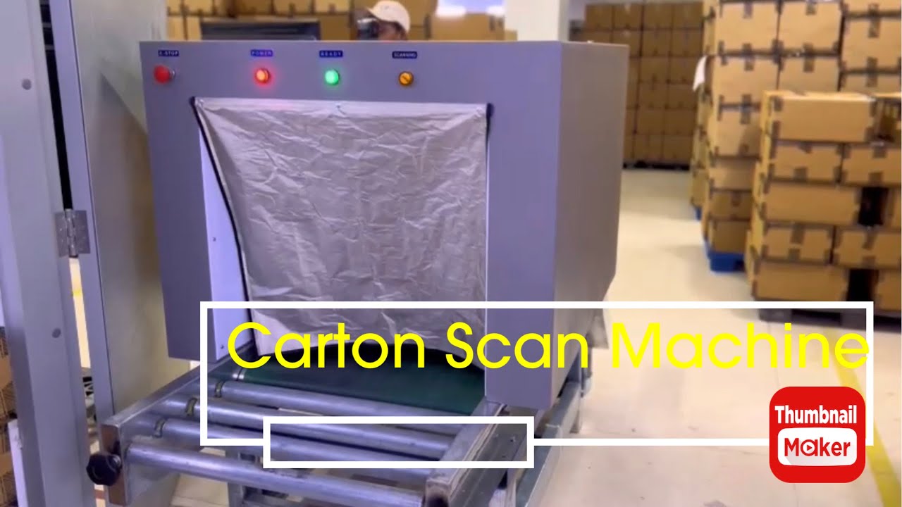 Carton Scan Machine - YouTube