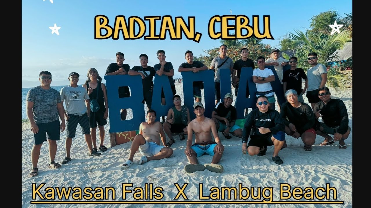 BRP BAGACAY FAMILY @ Badian, Cebu [Kawasan Falls & Lambug Beach] - YouTube