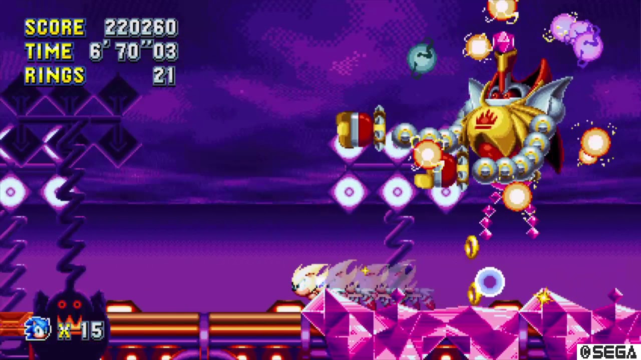 Sonic Mania - Egg Reverie Zone + Ending - YouTube