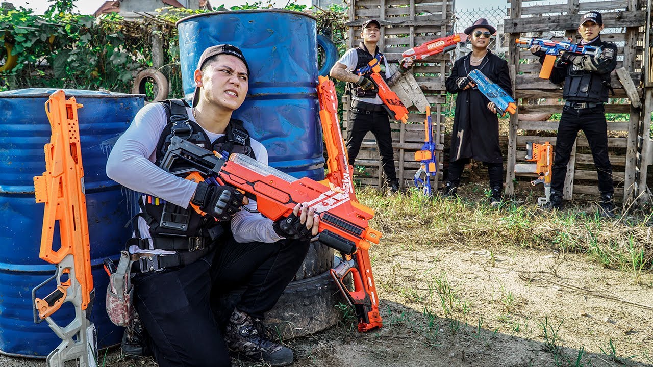 Action LTT: Special Police SEAL X Warriors Nerf Guns Fight Criminal ...