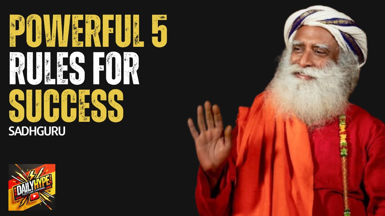 POWERFUL 5 RULES FOR SUCCESS |SADHGURU - YouTube