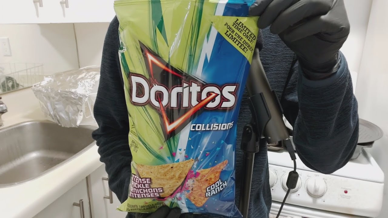 Doritos Collisions Intense Pickle & Cool Ranch CHIPS REVIEW - YouTube