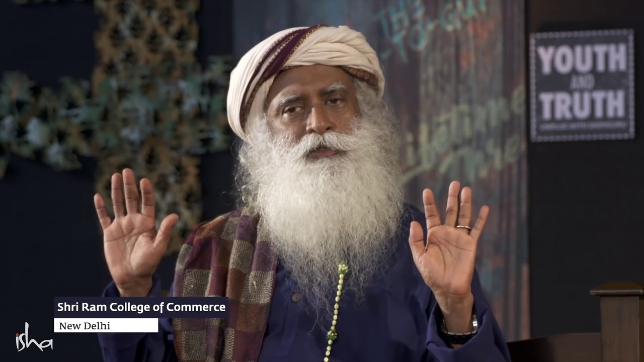 know the significance of posture Sadhguru seats - YouTube