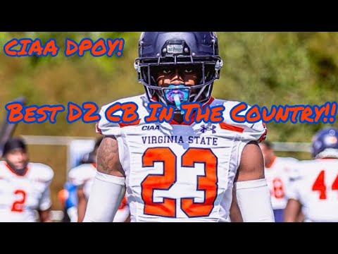 BEST D2 CB IN THE COUNTRY! VIRGINIA STATE NFL DRAFT PROSPECT WILLIE ...