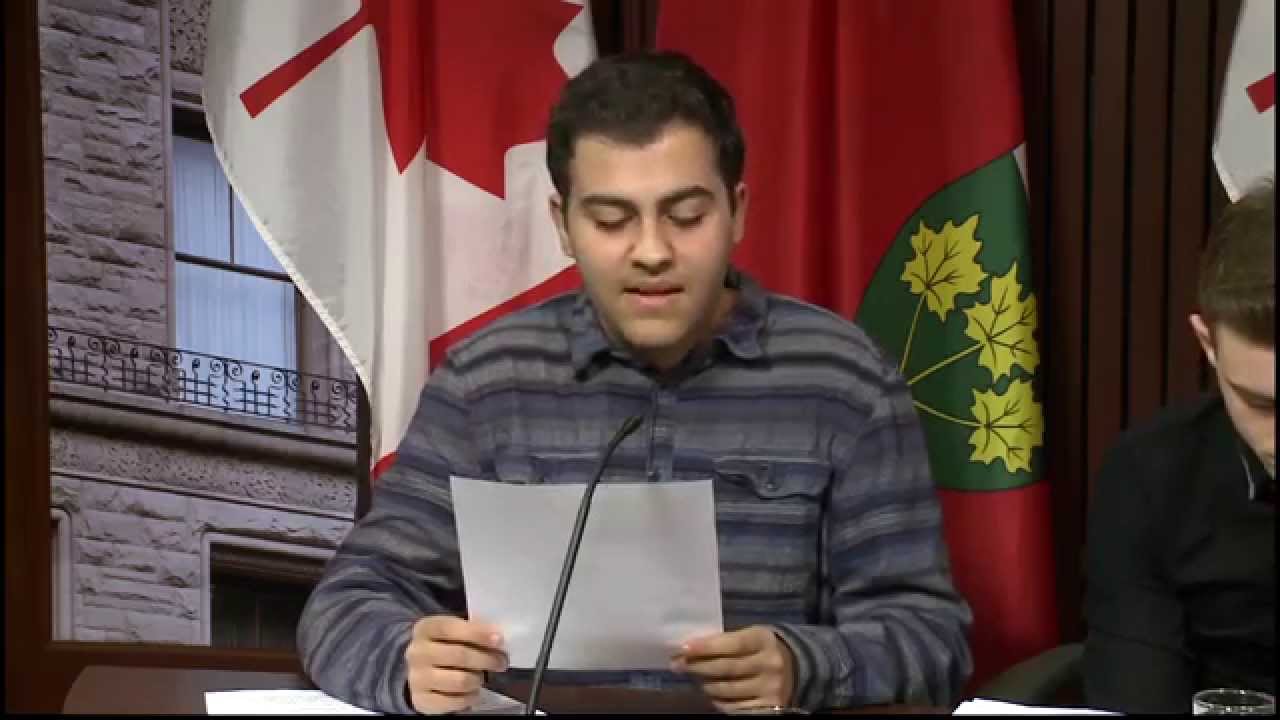 Christopher Karas Statement - Cheri Dinovo Press Conference - YouTube