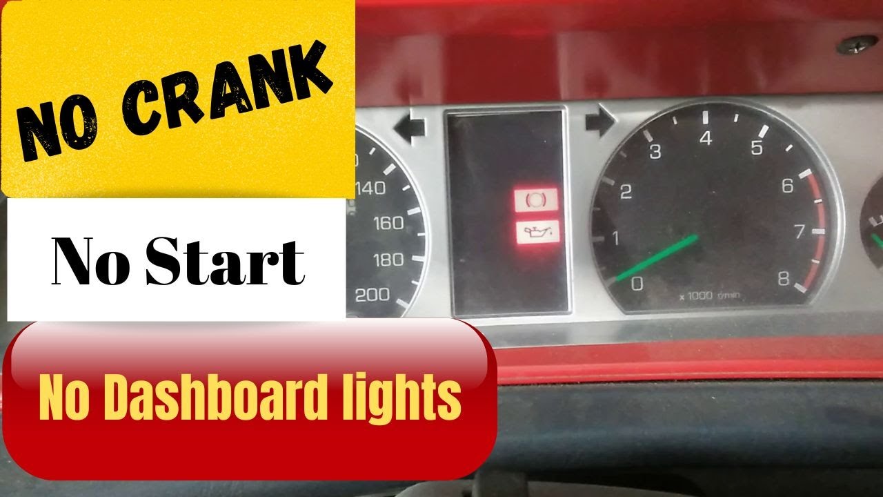 No Crank,No Start,No Dashboard Lights. - YouTube